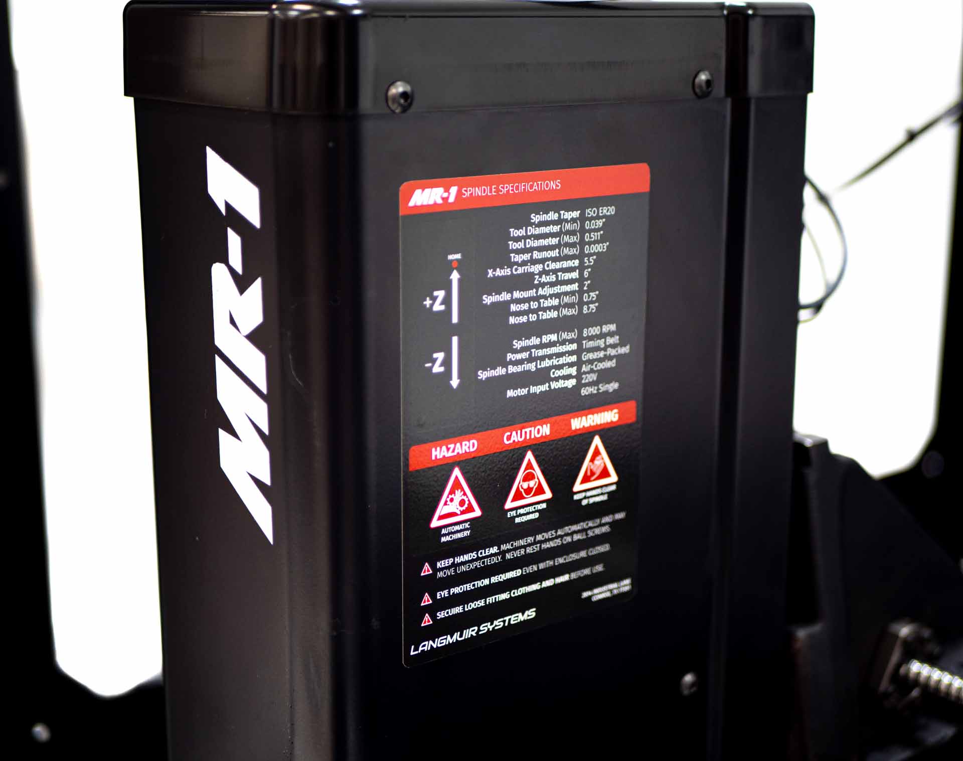 MR-1 CNC Gantry Mill | Langmuir Systems