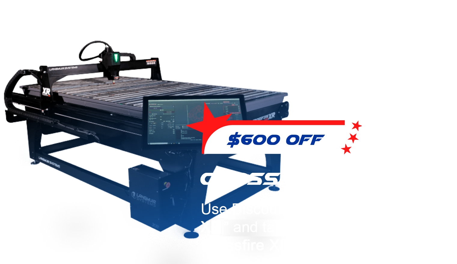 Langmuir Systems | CrossFire CNC Plasma Tables